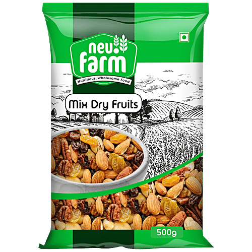 Buy neu.farm Mix Dry Fruits - Rich In Dietary Fibre, Vegan Protein ...