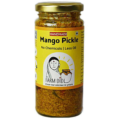 Buy Farm Didi Mango Pickle/Aam Ka Achar - No Preservatives, Homemade ...