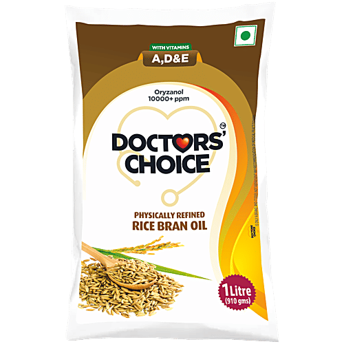 Buy Doctors' Choice Physically Refined Rice Bran Oil Online at Best ...