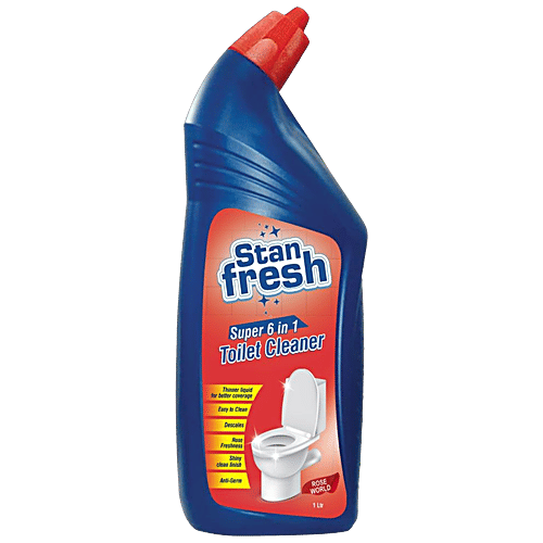 Buy Stanfresh Super 6 In 1 Toilet Cleaner - Kills 99.9% Germs, Leaves ...