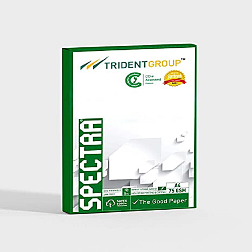 Buy Trident Spectra A4 Size Copier/Printing Paper - 75 GSM, 1 Ream ...