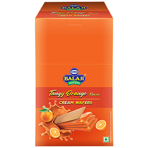 Buy Balaji Cream Wafers - Tangy Orange, Crispy, Crunchy Online at Best Price of Rs null - bigbasket