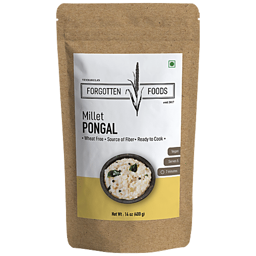 Buy FORGOTTEN FOODS Millet Pongal - Wheat Free, Source Of Fibre, Ready ...