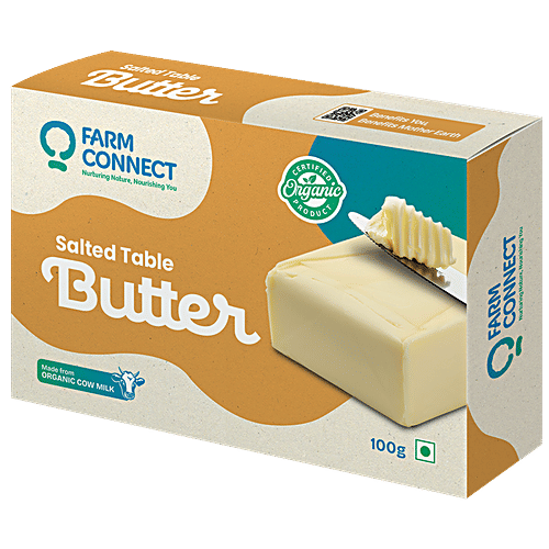 Buy Farm Connect Organic Table Butter - Extra Creamy, Natural Flavour ...