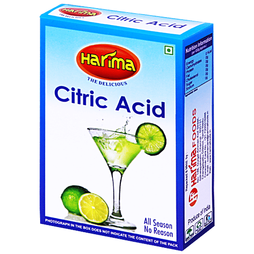Buy HARIMA Citric Acid - Preservatives & Enhances Flavour, Vegetarian ...