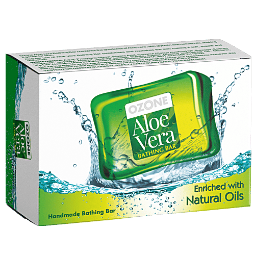 Buy Ozone Aloe Vera Bathing Bar - Enriched With Natural Oils, For Soft ...