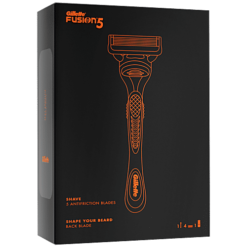 Buy Gillette Fusion5 Premium Gift Set for Men - With 1 Manual Handle, 4 ...