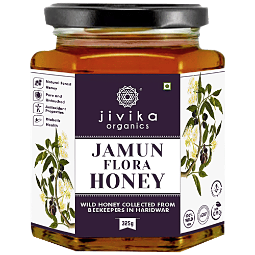 Buy Jivika Naturals Organic Jamun Flora Honey - 100% Wild, Pure ...