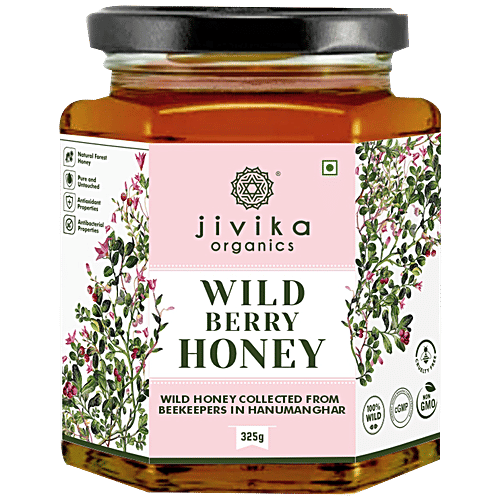 Buy Jivika Naturals Organic Wild Berry Honey - Wild, Pure & Untouched ...