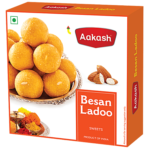 Buy Aakash Besan Ladoo - Traditional Indian Sweet Online at Best Price of Rs 220 - bigbasket