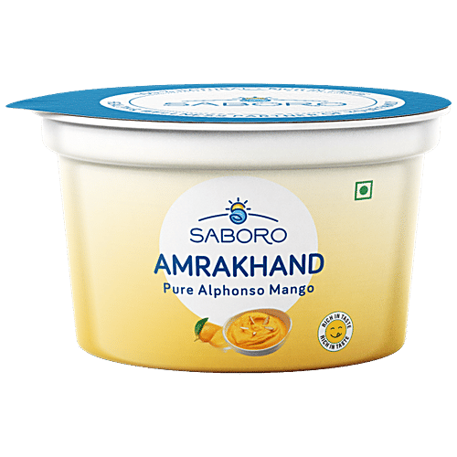 Buy SABORO Shrikhand - Amrakand, Indian Yoghurt With Pure Alphonso ...