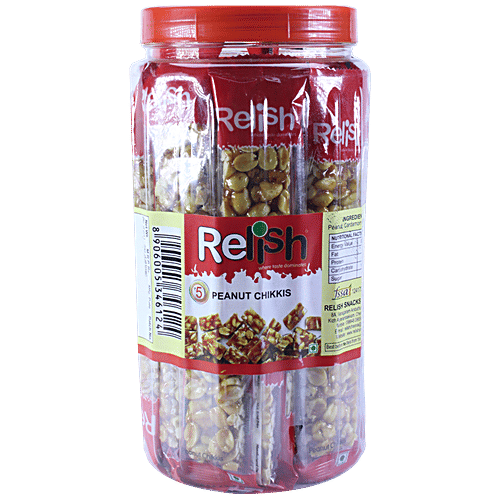 Buy Relish Peanut Chikkis - Teatime Snack Online at Best Price of Rs ...
