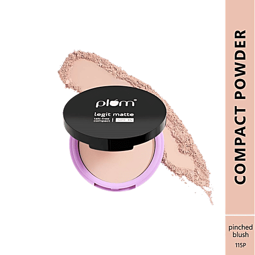 Buy Plum Legit Matte Talc-Free Compact With SPF15 - Lightweight, Even ...