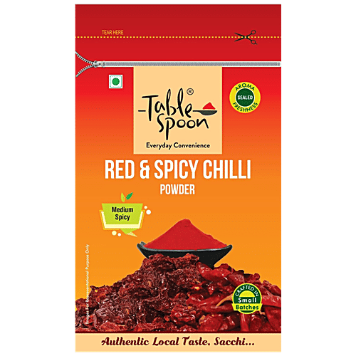 Buy Tablespoon Red & Spicy Chilli Powder - Medium Spicy, Freshness ...