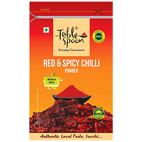 Buy Tablespoon Red & Spicy Chilli Powder - Medium Spicy, Freshness ...