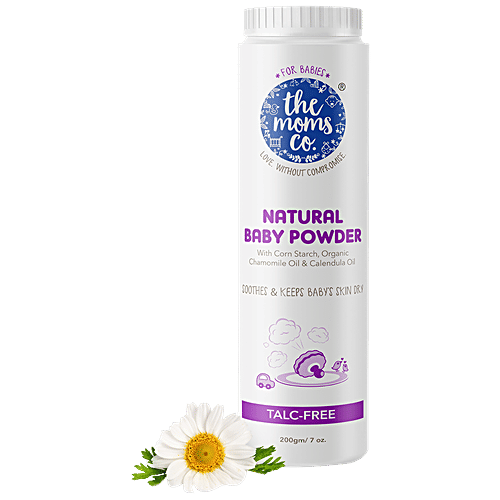 Buy The Moms Co Natural Baby Powder - Corn Starch & Calendula, Soothes ...