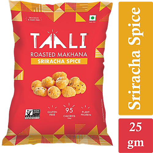 Buy Taali Roasted Makhana - Sriracha Spice, Non-GMO, Plant-Protein ...