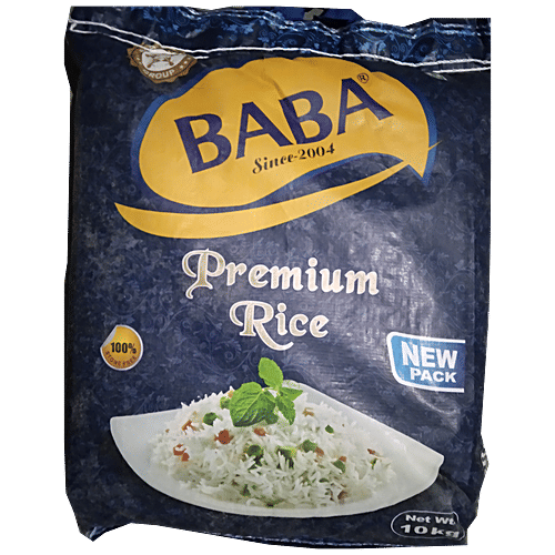 Buy Baba BABA PREMIUM PARMAL SELLA RICE 10KG Online at Best Price of Rs ...