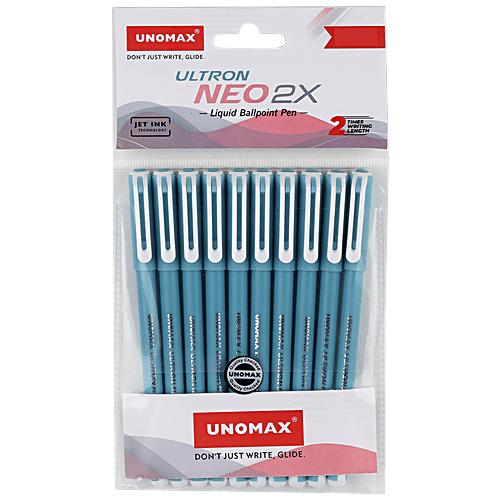 Buy Unomax Ultron Neo 2X Liquid Ball Pen - Jet Ink, For Smooth Writing ...