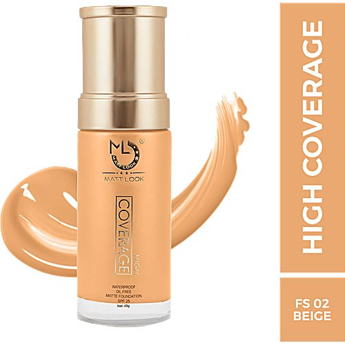 Buy Mattlook High Coverage Waterproof Oil-Free Matte Foundation - SPF ...