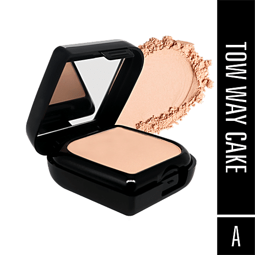 Buy Half N Half Two Way Cake Compact Powder - SPF 20, Lightweight, Long ...