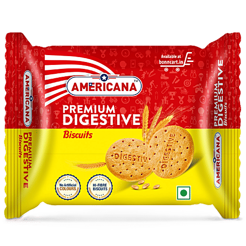 Buy Americana Premium Digestive Biscuits - High In Fibre, Perfect Snack ...