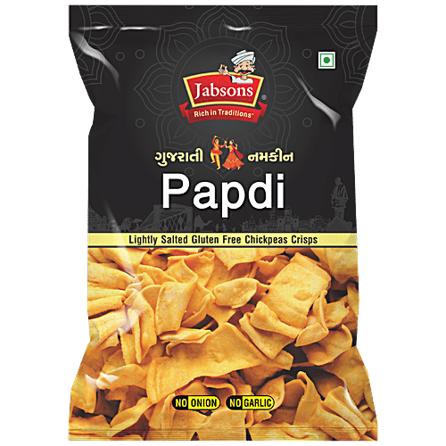 Buy JABSONS Gujarati Namkeen - Papdi, Lightly Salted, Gluten Free ...
