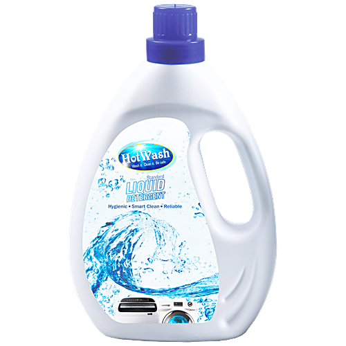 Buy Hot Wash Standard Liquid Detergent For All Types Of Washing Machine ...