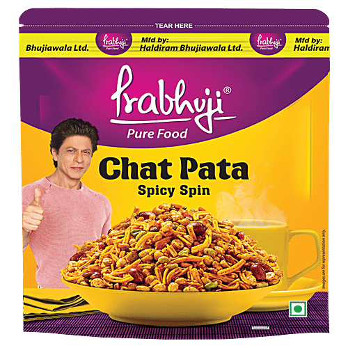 Buy Prabhuji Chat Pata - Spicy Spin, Namkeen, Crispy & Crunchy Snack ...