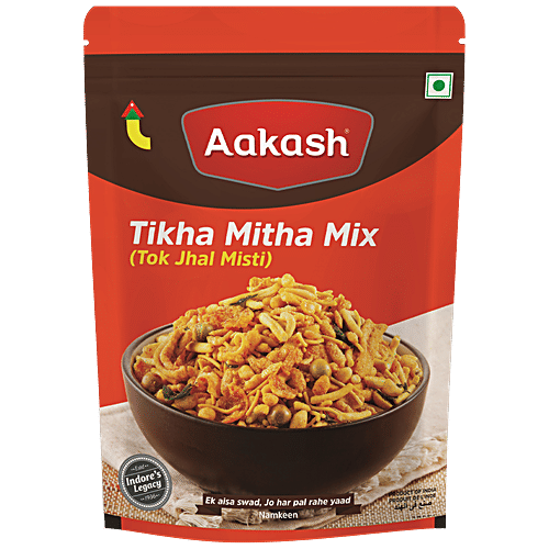 Buy Aakash Namkeen - Tikha Mitha Mix, Authentic Taste Online at Best ...