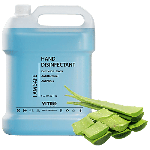 Buy VITRO I Am Safe Hand Disinfectant - Gentle On Hands, Anti-Bacterial ...