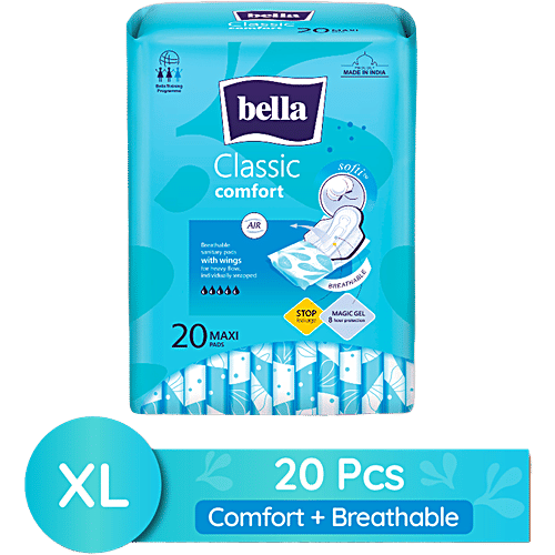 Buy Bella Classic Comfort Maxi Softi Sanitary Pads With Wings Online at ...