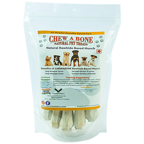 Buy Chew A Bone Dog & Puppy Dental 12.7 cm Chew Bones - Clean & Healthy ...