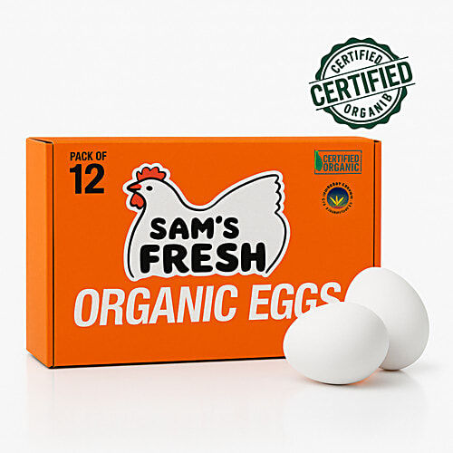 Buy Sam's Fresh Organic Eggs - Easy To Digest Online at Best Price of ...