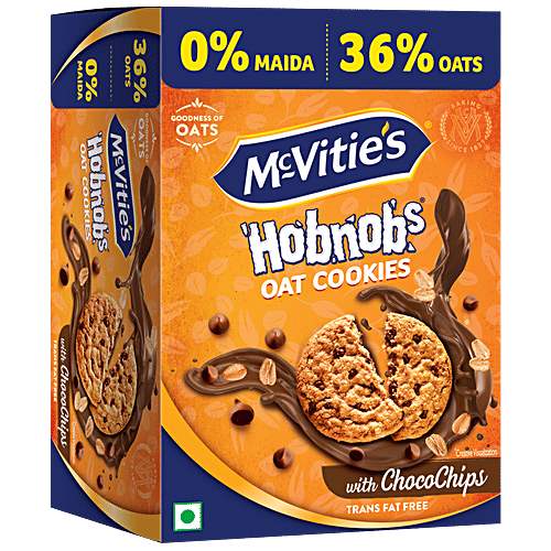 Buy McVitie's Hobnobs Oat Cookies With Chocochips Online at Best Price ...
