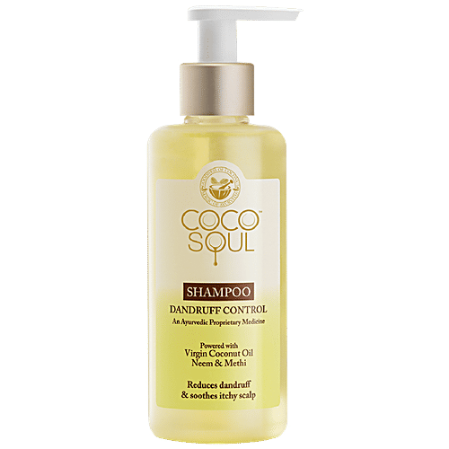 Buy Coco Soul Dandruff Control Shampoo - Neem & Methi, Soothes Itchy ...