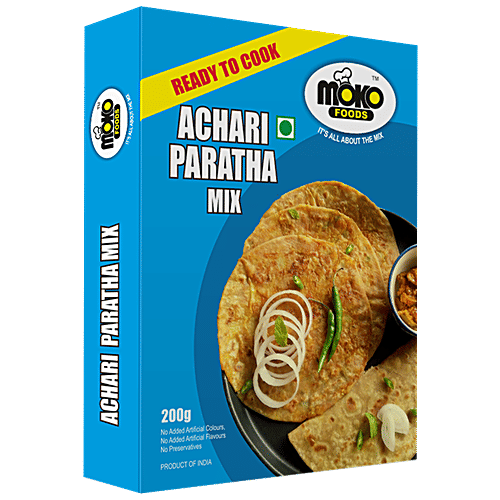 Buy Moko Foods Achari Paratha Mix - Ready To Cook, No Added Colours ...