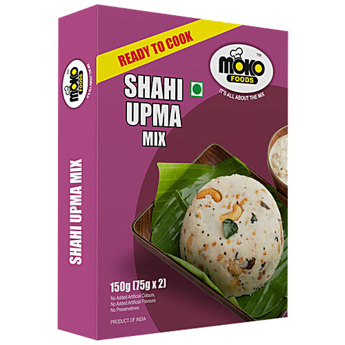 Buy Moko Foods Shahi Upma Mix - Ready To Cook, No Added Colours ...