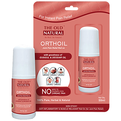 Buy The Old Natural Orthoil Roll On - For Joint Pain Relief, 100% ...