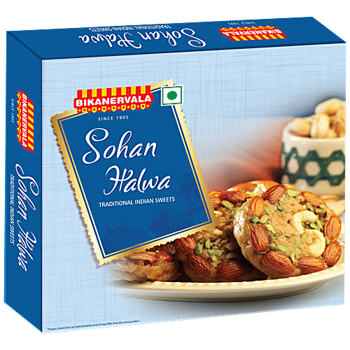 Buy Bikanervala Sohan Halwa - Traditional Indian Sweets, Freshly Packed ...
