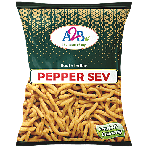 Buy A2B Peper Sev - South Indian Snack, Fresh & Crunchy Online at Best ...