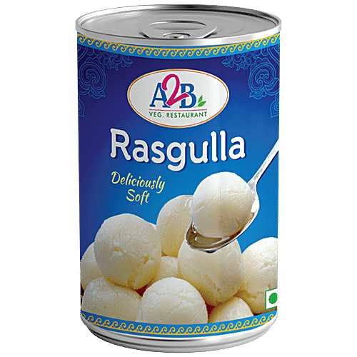Buy A2B Rasgulla - Soft, Sponge, Delicious Dessert Online at Best Price ...