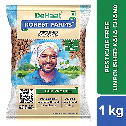 Buy Dehaat Honest Farms Unpolished Kala Chana - Pesticide Free Online ...