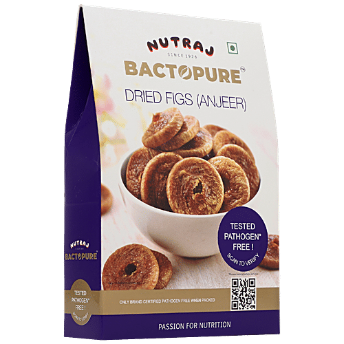 Buy Nutraj Bactopure Dried Figs - Anjeer, Tested Pathogen Free Online ...