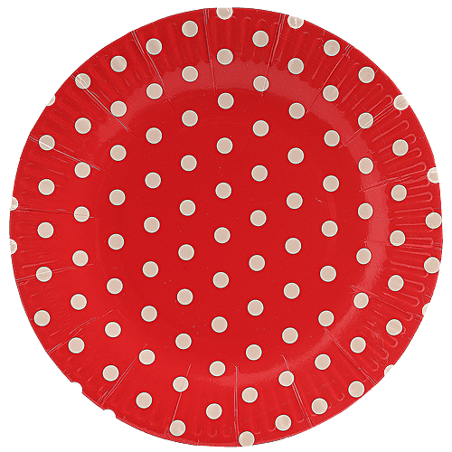 Buy Se7en Polka Dot Paper Plate - For Parties, Picnics & Occasions ...