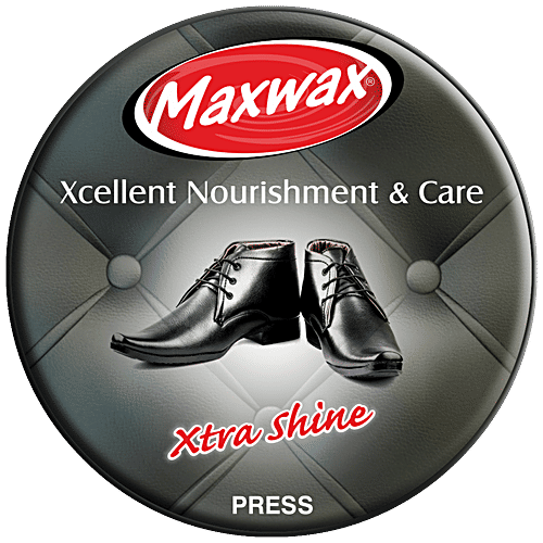 Buy Maxwax Xtra Shine Paste Shoe Polish - Black Online at Best Price of Rs 68 - bigbasket