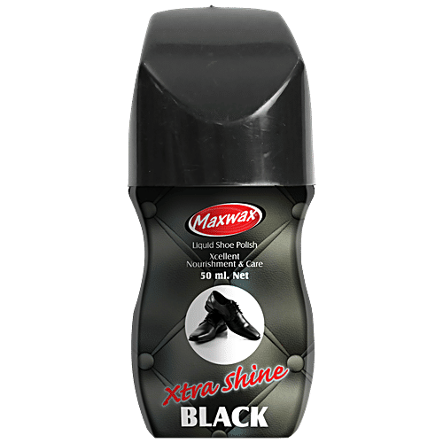 Buy Maxwax Xtra Shine Liquid Shoe Polish - Black Online at Best Price of Rs 59.5 - bigbasket