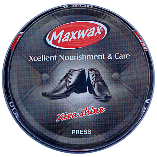 Buy Maxwax Xtra Shine Paste Shoe Polish - For Complete Leather Care, Black Online at Best Price ...