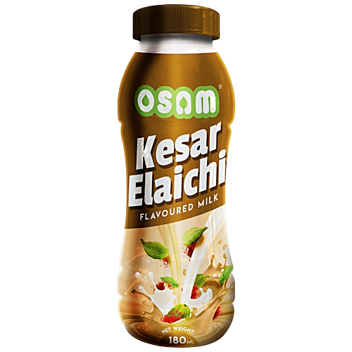 Buy OSAM Flavoured Milk - Kesar Elaichi, High In Protein, Rich In Taste ...