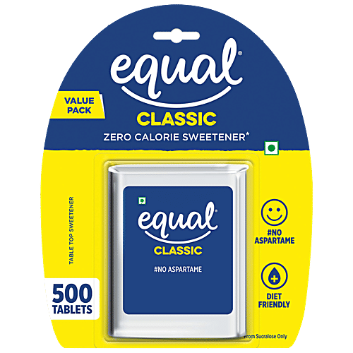 Buy Equal Classic Zero Calorie Sweetener - No Aspartame, Diet-Friendly ...